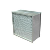 China High Temp H13 H14 Stainless Steel Frame Heat Resistant Separator Clapboard Air Filter 40m/h for sale