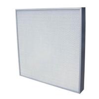 China High Temp H13 H14 Stainless Steel Frame Heat Resistant Separator Clapboard Air Filter 40m/h for sale