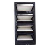 China Round HVAC HEPA Filter Aluminum Frame Pre-Filter Fiberglass 12x24x12 Inch 1200 m3/h for sale