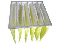 China Customizable Pocket Gas Turbine Bag Air Filter F6 F7 F8 Non-Woven 595x595x500mm for sale