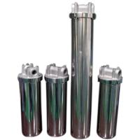 China Industrial 10 Inch 304 Stainless Steel Cartridge Filter Housing for Water Treatment for sale