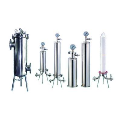 China Industrial 10 Inch 304 Stainless Steel Cartridge Filter Housing for Water Treatment for sale