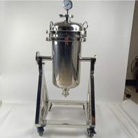 China Industrial 10 Inch 304 Stainless Steel Cartridge Filter Housing for Water Treatment for sale