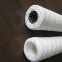 China 10 Inch 5 Micron PP String Wound Filter Cartridge for Water Treatment 63mm OD for sale