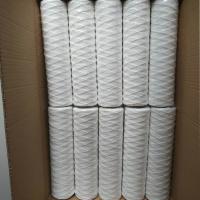 China 10 Inch 5 Micron PP String Wound Filter Cartridge for Water Treatment 63mm OD for sale
