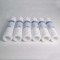 China 1/6 PP Polypropylene Sediment String Wound Water Filter Cartridge 10 Inch for sale