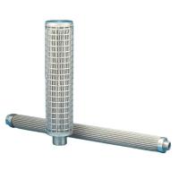China Stainless Steel Pleated Mesh Filter Candle 20 inch 80mm OD Reusable Hot Melt Filter for sale