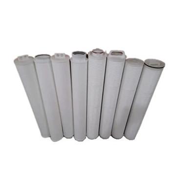 China 20 Inch 5 Micron High Flow Pleated Filter Cartridge PP for Water Prefiltration for sale