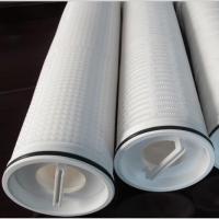 China 20 Inch 5 Micron High Flow Pleated Filter Cartridge PP for Water Prefiltration for sale