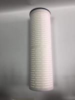 China 20 Inch 5 Micron High Flow Pleated Filter Cartridge PP for Water Prefiltration for sale