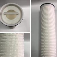 China Yitong 6 Square Meter High Flow 20 Micron Pleated Water Filter Cartridge for Pool 20 Inch for sale