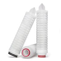 China Pleated PP Filter Cartridge 40 inch 5 Micron for Water Treatment Plants for sale