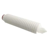 China Pleated Filter Cartridge Hydrophilic PTFE Membrane Liquid Filtration 10 Inch 1 Micron for sale