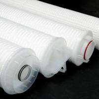 China High Flow PP Pleated Filter Cartridge 6 Inch OD 40 Inch Length 1 5 10 Micron for Plant Oil Prefiltration for sale