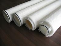 China Industrial High Flow Filter 40 Inch 60 Inch 10 Micron Polypropylene Pleated Water Filter Cartridge for RO Housing for sale