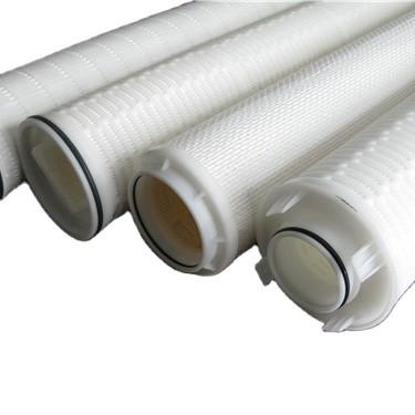 China PP Pleated High Flow Filter Cartridge 40 60 Inch 1um 5um for Water Treatment Seawater Desalination for sale