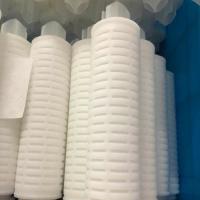 China Water filter proper price PTFE membrane pleated filter cartridge for sale