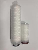 China Water filter proper price PTFE membrane pleated filter cartridge for sale