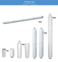 China Water filter proper price PTFE membrane pleated filter cartridge for sale