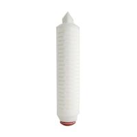 China PP Pleated Filter Cartridge 0.65m² for Water Electronics Food Filtration 80°C Max for sale
