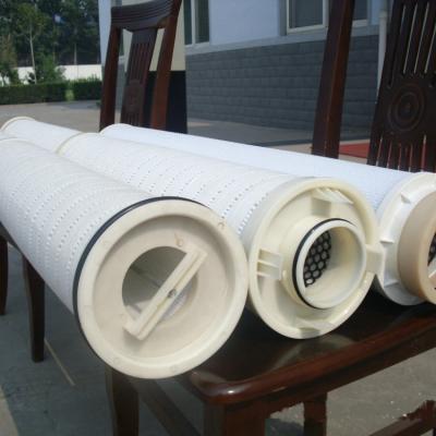 China 1 Micron 20 Inch PP High Flow Pleated Filter Cartridge 6 Inch OD for Water Filtration for sale