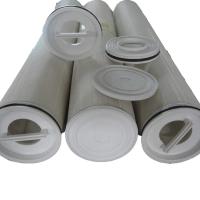 China 1 Micron 20 Inch PP High Flow Pleated Filter Cartridge 6 Inch OD for Water Filtration for sale