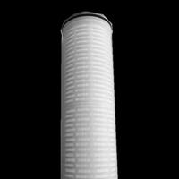 China Microporous Pleated Cartridge Filter YTHF High Flow 6 Inch OD 40 Inch Length Fiberglass Water Filter for sale
