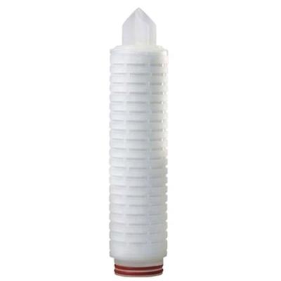 China Pleated Gas Filter Cartridge 40 inch PP Pleated Filter Element 89mm ID 1-100μm for sale