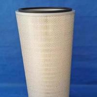 China Yitong 5 Micron Pleated Polyester PTFE Coated Air Filter Cartridge 99% Efficiency for sale