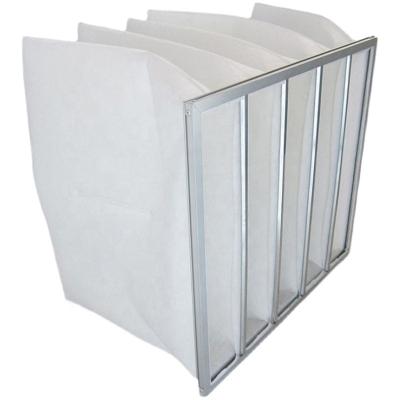China HEPA Bag Filter G4 F5 F6 F7 F8 Pocket Air Filter 592x592x500mm for HVAC Systems for sale