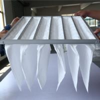 China HEPA Bag Filter G4 F5 F6 F7 F8 Pocket Air Filter 592x592x500mm for HVAC Systems for sale