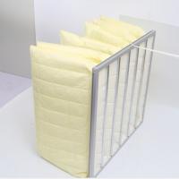 China HEPA Bag Filter G4 F5 F6 F7 F8 Pocket Air Filter 592x592x500mm for HVAC Systems for sale