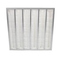 China Plastic Frame Bag Filter G4 F5 F6 F7 F8 592x592x500mm High Efficiency Air Filter for sale