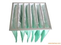 China Industrial Silo Bag Filter G4 Aluminum Frame MERV 8 3400 m3/h Air Filter for sale