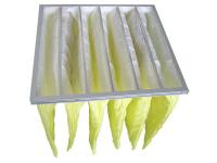 China Customizable Pocket Gas Turbine Bag Air Filter G4 F6 F7 F8 Non-Woven 3400 m3/h for sale