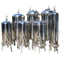China 304 316L Stainless Steel Inline Filter Housing 0.3-0.4 Micron for Water Filtration for sale