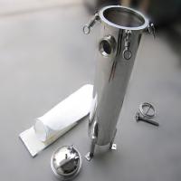 China 304 316L Stainless Steel Inline Filter Housing 0.3-0.4 Micron for Water Filtration for sale