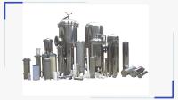 China 304 316L Stainless Steel Inline Filter Housing 0.3-0.4 Micron for Water Filtration for sale