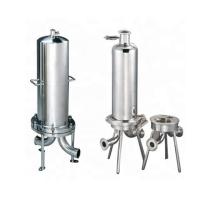 China 20 Inch 316 Stainless Steel Inline Cartridge Filter Housing 20 Micron for Water Treatment for sale