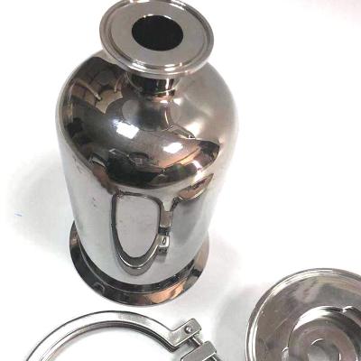 China 304 316L Stainless Steel Vacuum Filter Tank 1000mm Length 125mm OD for Industrial Filtration for sale
