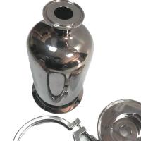 China 304 316L Stainless Steel Vacuum Filter Tank 1000mm Length 125mm OD for Industrial Filtration for sale