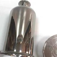 China 304 316L Stainless Steel Vacuum Filter Tank 1000mm Length 125mm OD for Industrial Filtration for sale