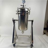 China 304 316L Stainless Steel Reversible Filter Sock Housing 180 Degree Overturn Design for sale