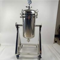 China Portable 6 Bar 10 Bar Overturn Titanium Filter Housing 304 316L Stainless Steel for sale