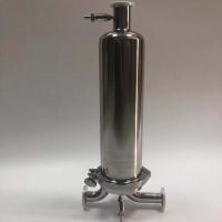 China 304 316L Stainless Steel Cartridge Filter Housing 1000mm Length 100 Micron for sale
