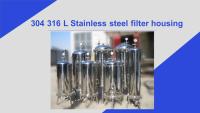 China Sanitary stainless steel lenticular filter housing for sale