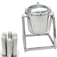 China Stainless Steel Single Bag Filter Housing 304 316L for Juice Honey Milk Food Filtration 100 Micron for sale