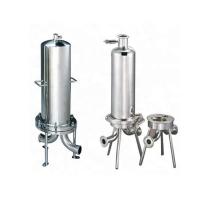 China SS 304 316L Stainless Steel Magnetic Cartridge Filter Housing 10 20 30 40 inch for Wine Oil Water Treatment for sale