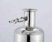 China Single Cartridge 5 inch 316L Stainless Steel Liquid Filter Housing for Chemical Sewage Processing for sale