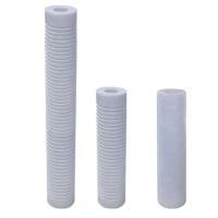 China Grooved PP Melt Blown Filter Cartridges 1-100 Micron Depth Filtration for sale